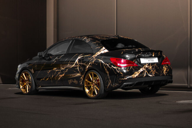 Mercedes CLA45 Marble | Fullwrap